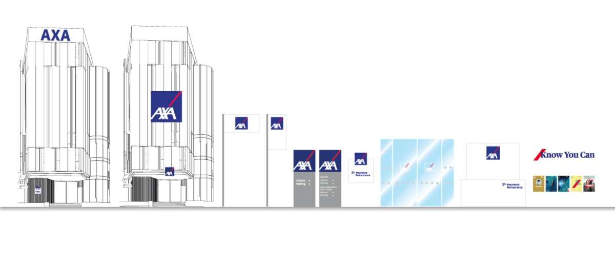 AXA XL - rebranding a global network of office and reception areas ...